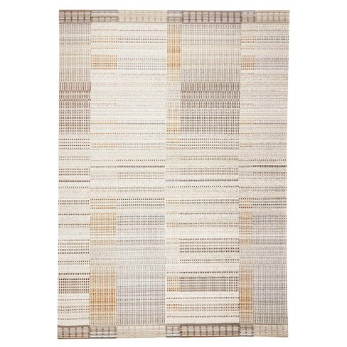 Obeetee Ava Grid Woven Indoor/outdoor Area Rug : Target