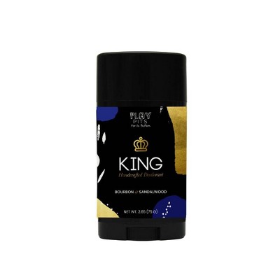 Play Pits King Natural Deodorant - 2.65oz : Target