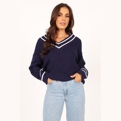 Petal And Pup Shay Collar Knit Sweater - Beige L : Target