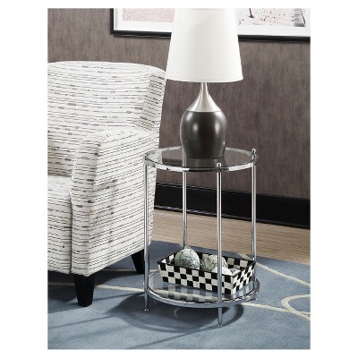 Royal Crest 2 Tier Round End Table - Johar Furniture : Target