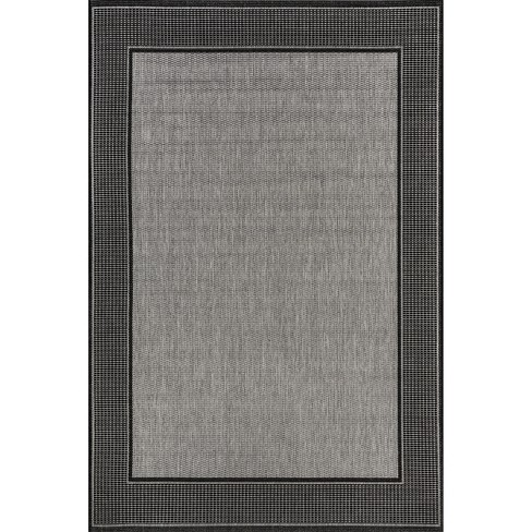 Nuloom Gris Contemporary Indoor/outdoor Area Rug, Square 7' 6", Gray ...