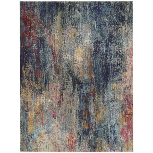 Nourison Celestial Abstract Brushstrokes Indoor Area Rug Multicolor 7 ...