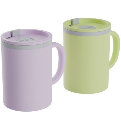 Copco Acadia To Go Mug Set Of 2, 16 Ounce Reusable Coffee Cups With ...