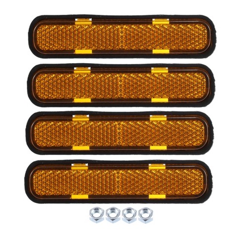Unique Bargains M5x0.8 Universal Rectangular Screw On Reflective ...