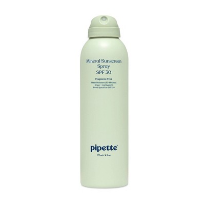 Pipette Mineral Sunscreen Spray - Spf 30 - 6 Fl Oz : Target