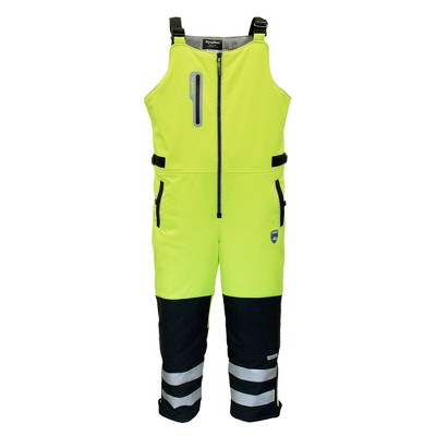 Refrigiwear Insulated Reflective High Visibility Extreme Softshell Bib ...