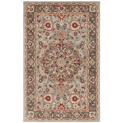 Heritage Hg736 Hand Tufted Area Rug - Grey/charcoal - 5'x8' - Safavieh ...