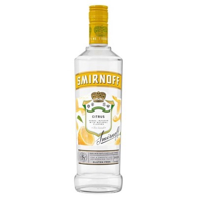 Smirnoff Citrus Flavored Vodka - 750ml Bottle : Target