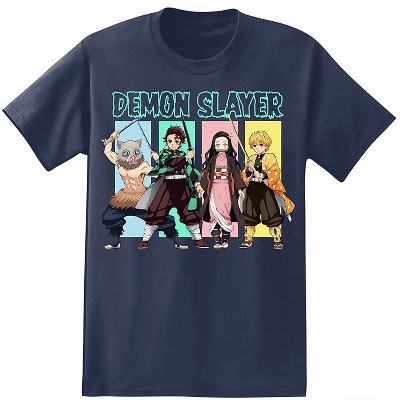Demon Slayer Mens Anime T-shirt Kimetsu No Yaiba Shirt - Tanjiro Kamado ...