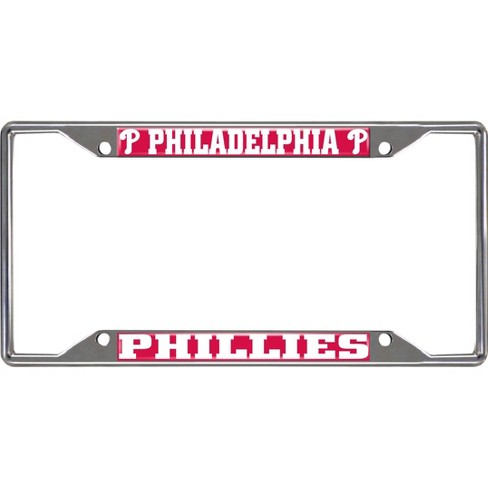 Mlb Philadelphia Phillies Stainless Steel License Plate Frame : Target