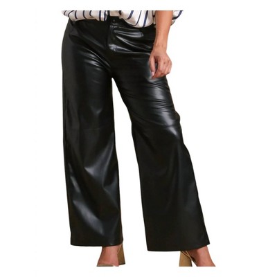Women's Super Chic Faux Leather Pants - Umgee : Target