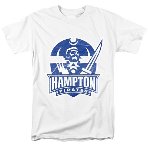 Hampton University Official Distressed Primary Adult T-shirt, White ...