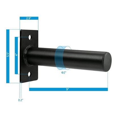 Wall Mounted Weight Plate Holder, Fit 2inch Olympic Weight Plates, With ...