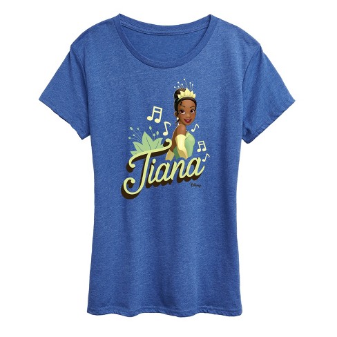 Women's Disney Princess Tiana Headshot Short Sleeve Graphic T-shirt ...