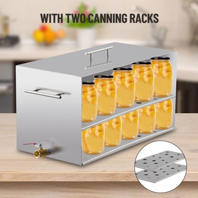 15 Quart 304 Stainless Steel Water Bath Canner Set – Large Safe for ...
