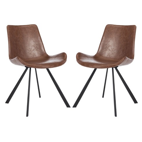 Terra Mid-century Modern Dining Chair (set Of 2) - Light Brown ...