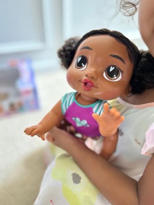 Baby Alive 13.5" Crawl N Play Baby Doll Tilly With Black Hair/brown ...