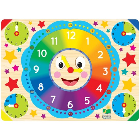 The Learning Journey Lift & Learn Clock Puzzle : Target