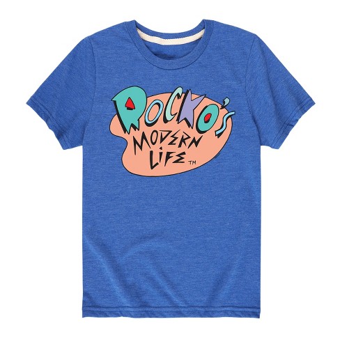 Rocko's Modern Life Rocko Logo Short Sleeve Graphic T-shirt - Royal ...