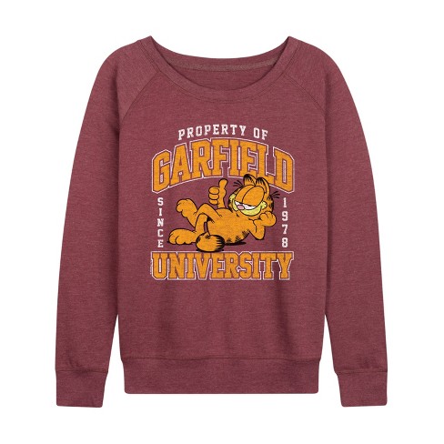 Women's Garfield Varsity Lightweight French Terry Slouchy - Heather ...