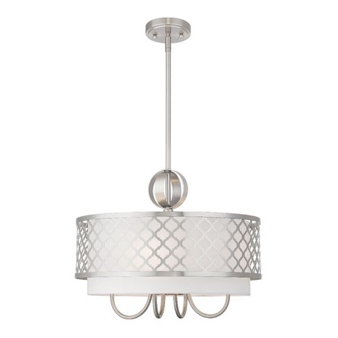 Livex Lighting Arabesque 4 - Light Chandelier In Brushed Nickel : Target