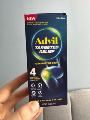 Advil Targeted Relief Pain Relieving Cream With Massage Applicator - 2 ...