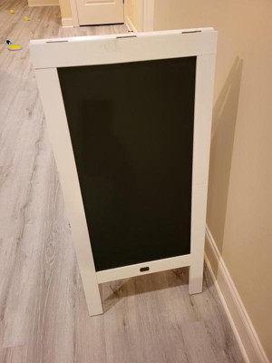 Emma And Oliver Graywash 40"x20" Rustic Vintage A-frame Double-sided ...