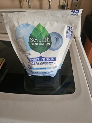 Seventh Generation Laundry Packs Free & Clear - 45ct/31.7oz : Target