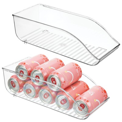 Mdesign Metal 2-tier Pop/soda And Food Can Storage Dispenser : Target