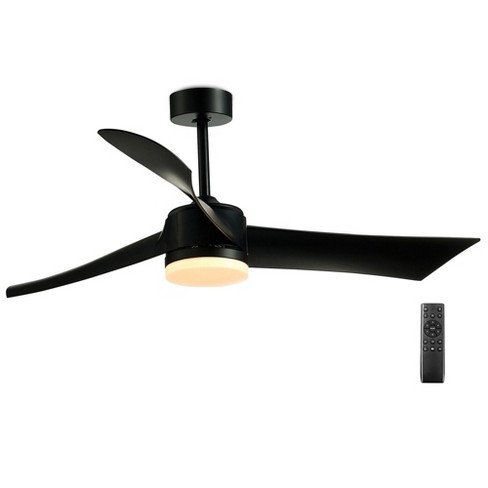 Tangkula 52" Reversible Ceiling Fan With Light 2700k/4200k/6500k Led ...