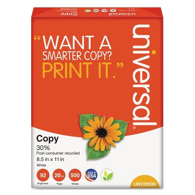 Recycled Printer Paper Letter Size 20lb 500ct White - Up & Up™ : Target