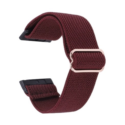 Unique Bargains Nylon Sport Loop Watch Bands Band Width 23mm Red 1 Pc ...