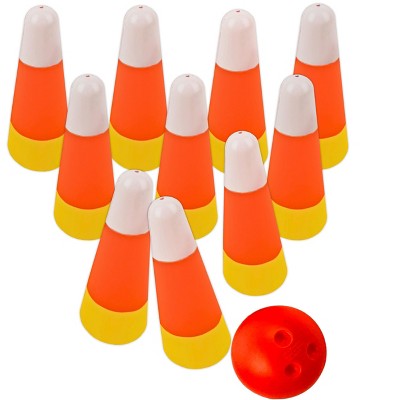 4e's Novelty Halloween Candy Corn Bowling Game For Party, Fall Games ...
