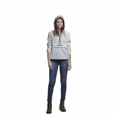 Members Only Womens Chic Light Weight Jacket With Hood - White L : Target