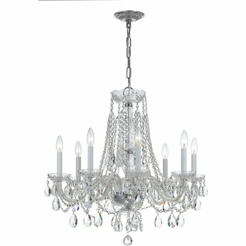 Crystorama Lighting Traditional Crystal 8 - Light Chandelier In ...