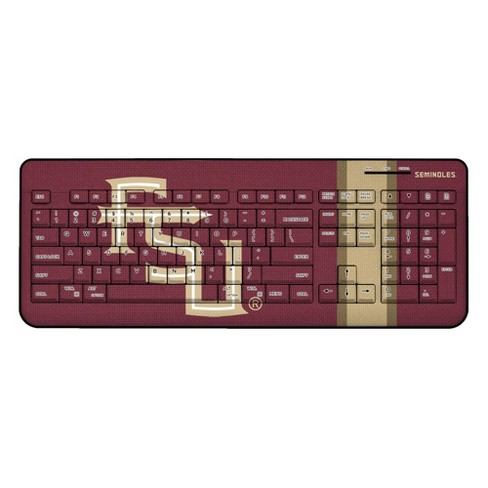 Keyscaper Florida State Seminoles Stripe Wireless Usb Keyboard : Target