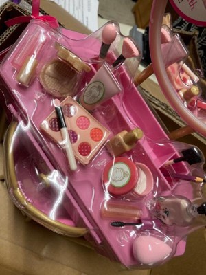 Our Generation Fabulous Fun Pink Vanity Table & Chair Dollhouse ...