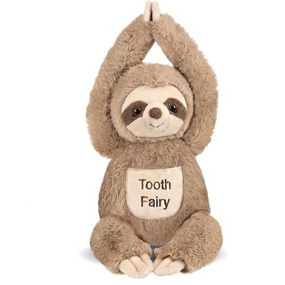Bearington Lil' Sammy Plush Sloth Tooth Fairy Stuffed Animal, 12 Inch ...