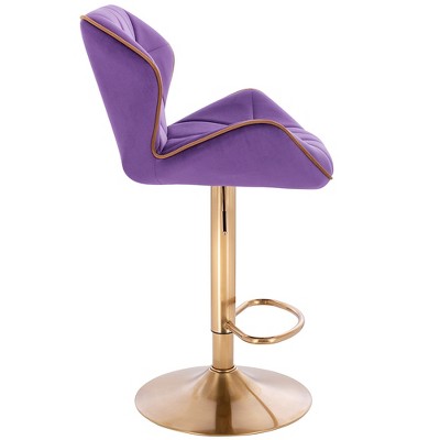 Modern Home Luxe Spyder Contemporary Adjustable Barstool/bar Chair With ...
