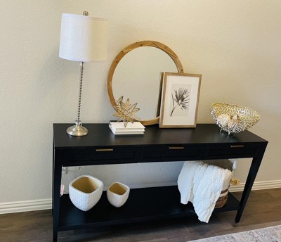 East Bluff Woven Drawer Console Table - Threshold™ Designed With Studio ...
