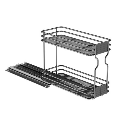 Spaceaid Pull Out Spice Rack Organizer For Cabinet,with Labels,4.5" W ...