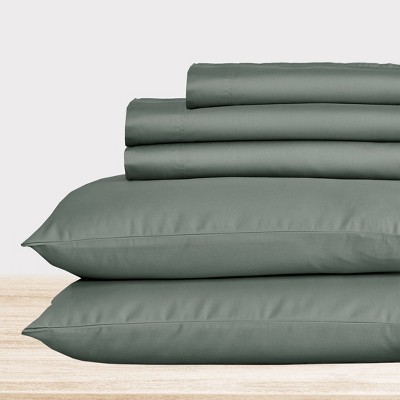 600 Thread Count Sheet - Cooling Sateen Weave, Cotton Fitted Sheet Only ...