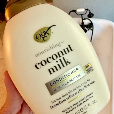 Ogx Nourishing + Coconut Milk Conditioner For Strong & Healthy Hair ...