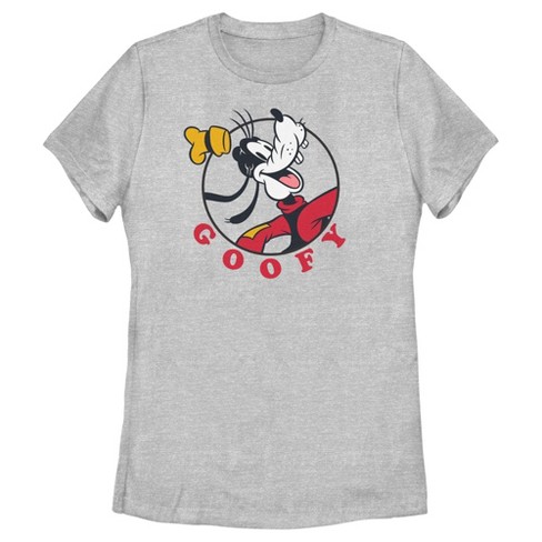 Women's Mickey & Friends Goofy Circle Portrait T-shirt - Athletic ...
