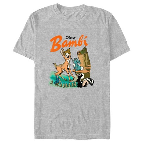 Men's Bambi Retro Poster T-shirt : Target