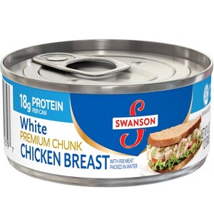 Swanson Premium White Chunk Chicken Breast In Water - 4.5oz : Target