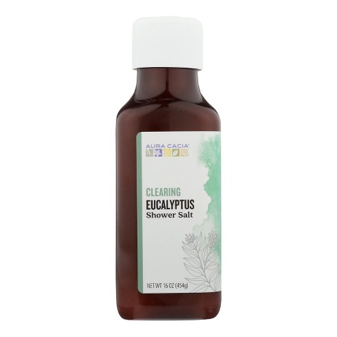 Aura Cacia Clearing Eucalyptus Shower Salt - 16 Oz : Target