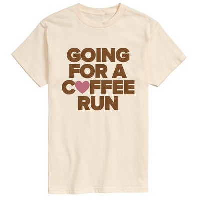 Men's - Instant Message - Going for a Coffee Run Short Sleeve Graphic T ...