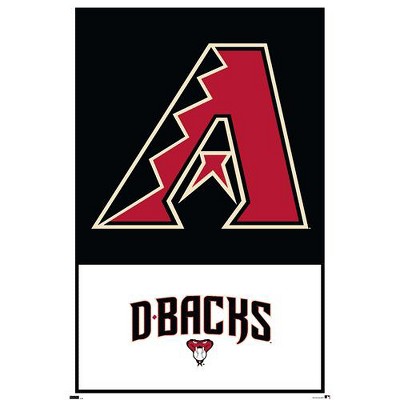 Trends International Mlb Arizona Diamondbacks - Logo 22 Magnetic Framed ...