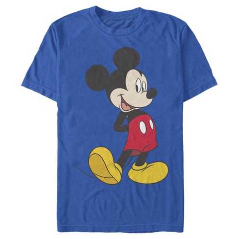 Men's Mickey & Friends Smiling Mickey Mouse Portrait T-shirt : Target
